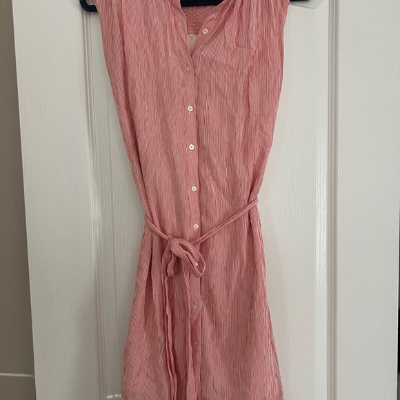 LOFT | Dresses | Loft Reddishpink Sleeveless Sundress With Vneck And ...